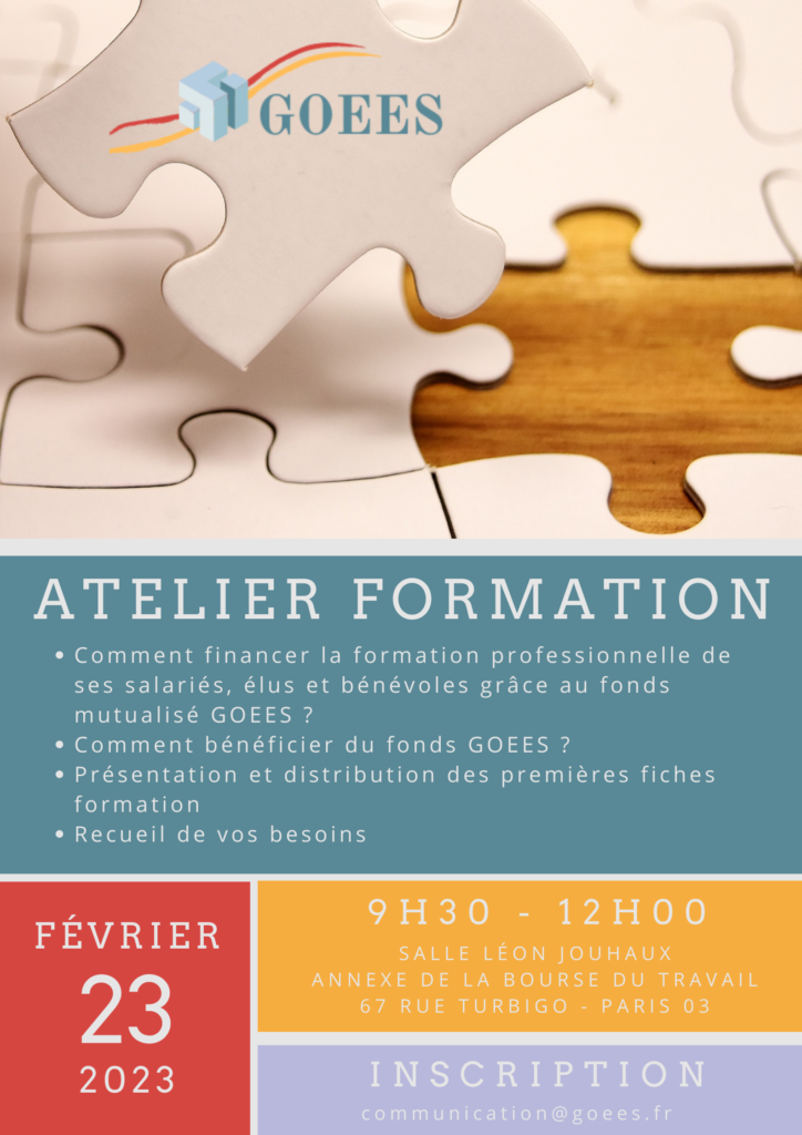 ATELIER FORMATION - GOEES